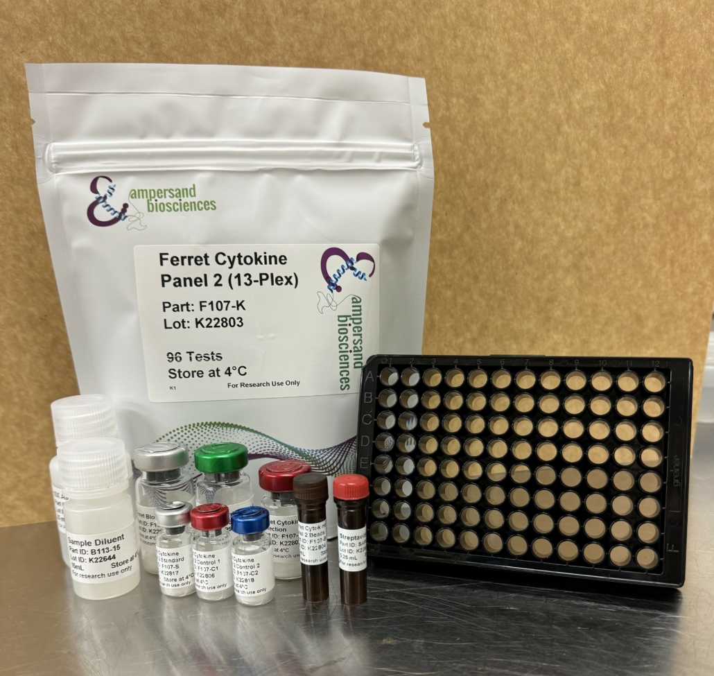 Ferret Cytokine Panel 2 Luminex 13-Plex | Ampersand Biosciences